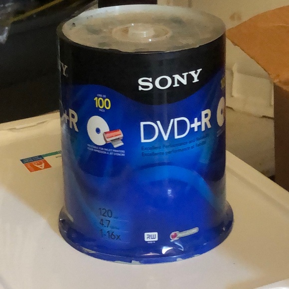 Sony | Media | Sony Blue Dvdr 0disc Spindle | Poshmark